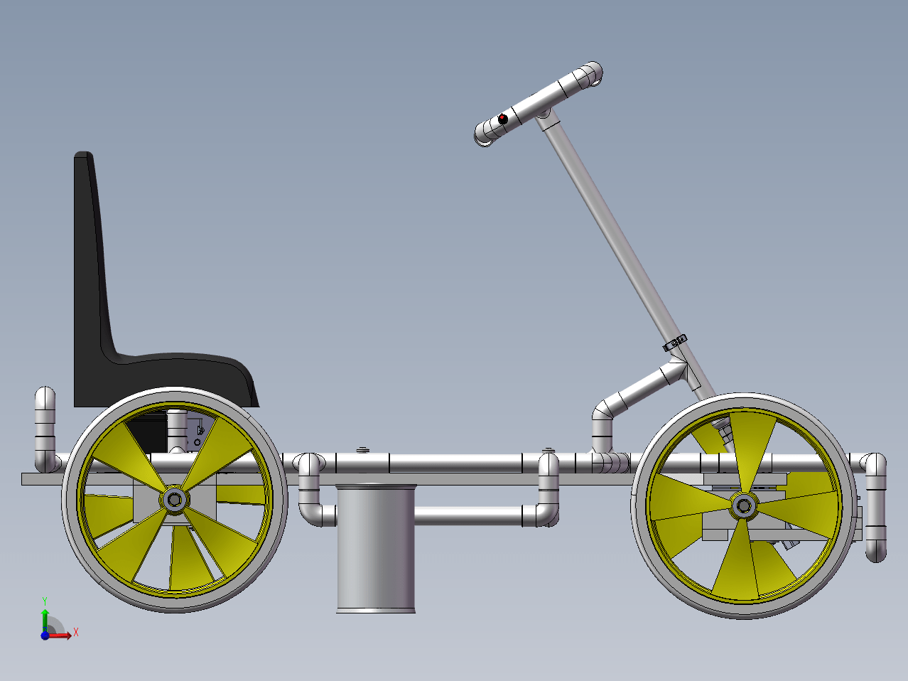 自制的卡丁车设计图纸下载_交通运输图纸_其他图纸 - 宏图网