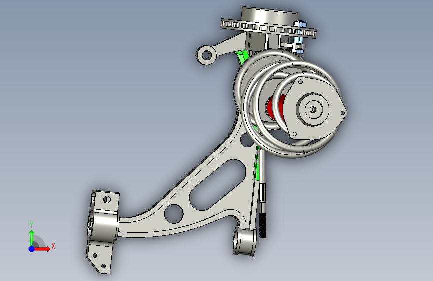 汽车麦弗逊悬架设计及运动学分析【含cad图纸、catia三维图】图纸下载_交通运输图纸_其他图纸 - 宏图网