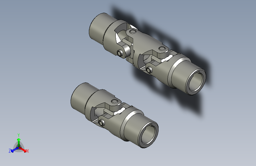 小型旋转接头图纸下载_零部件模型图纸_管道附件图纸 - 宏图网