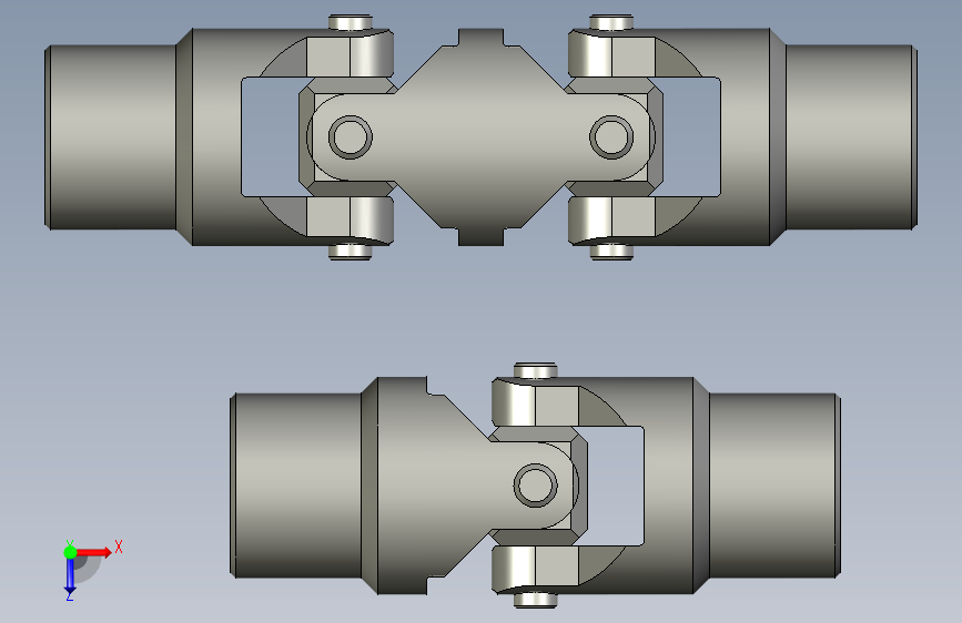 小型旋转接头图纸下载_零部件模型图纸_管道附件图纸 - 宏图网
