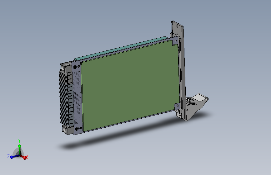 3U VPX板卡三维SW2016无参图纸下载_机械设备图纸_非标设备图纸 - 宏图网