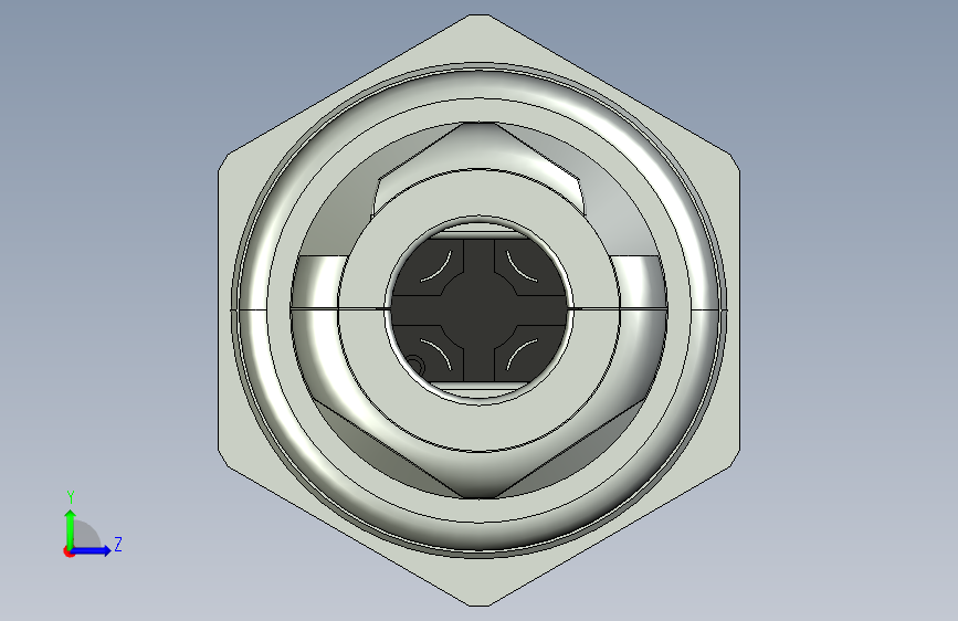 GX16-4P航空插头模型图图纸下载_航空航天图纸_航空类图纸 - 宏图网