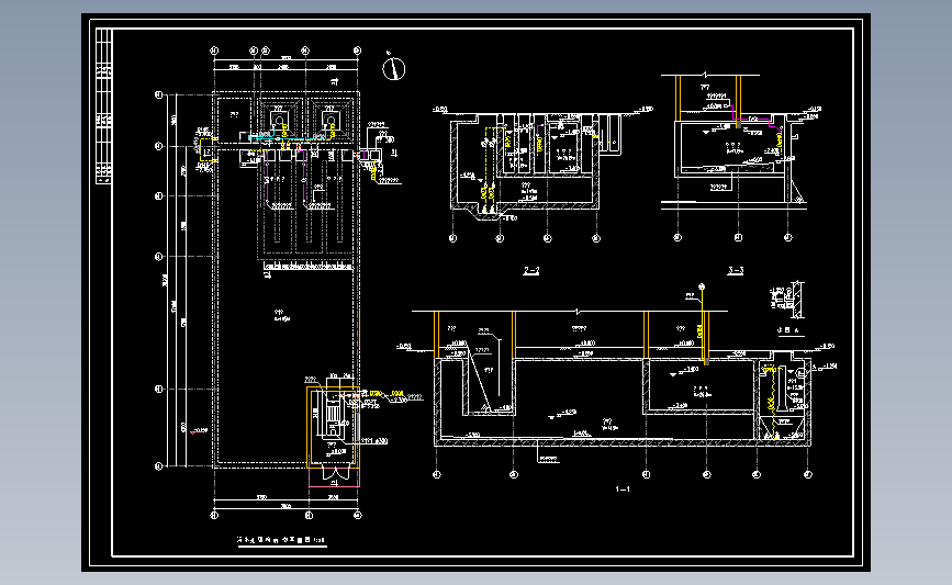 某医院污水处理施工图图纸下载_建筑模型图纸_公共建筑图纸 - 宏图网