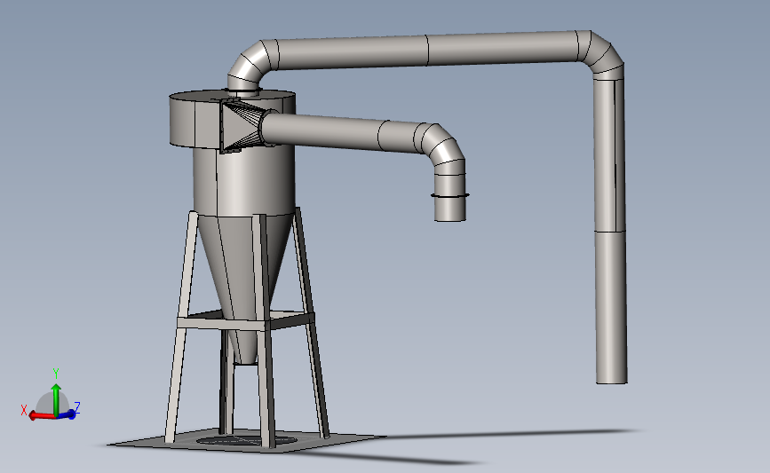 旋风分离器图纸下载_机械设备图纸_非标设备图纸 - 宏图网