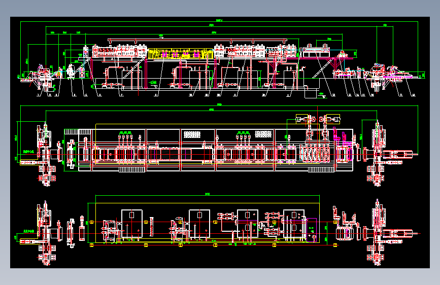 脱脂清洗机组总图图纸下载_机械设备图纸_非标设备图纸 - 宏图网