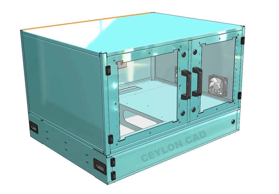 钣金外壳 - 机器设计图纸下载_机械设备图纸_非标设备图纸 - 宏图网