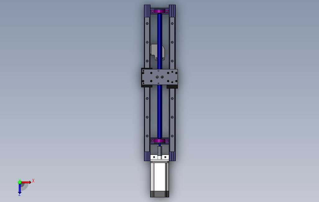 丝杠导轨机构图纸下载_机械设备图纸_加工机械图纸 - 宏图网