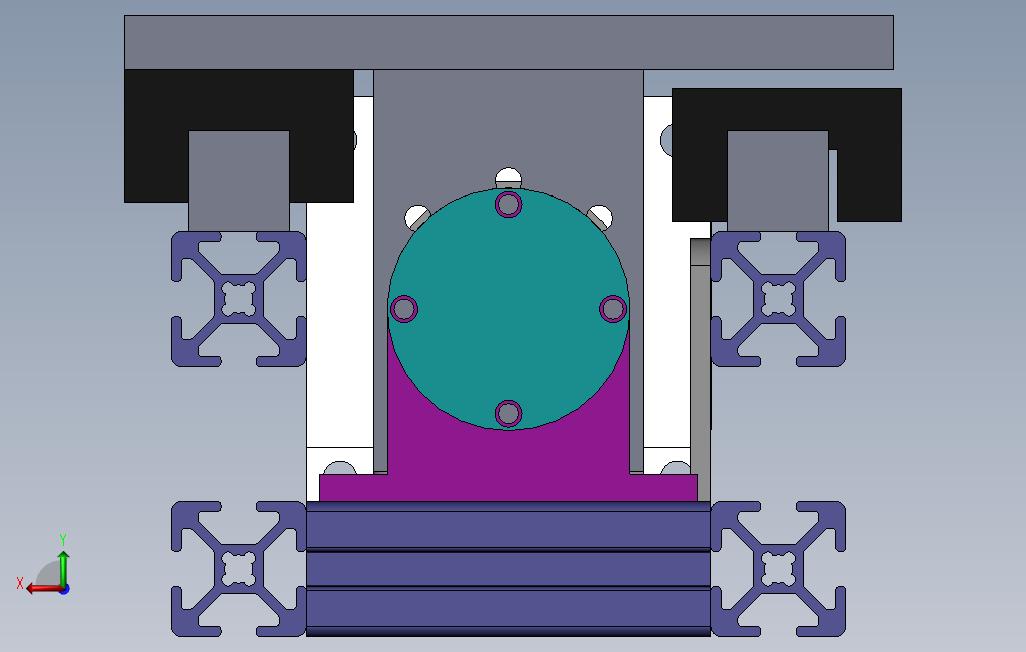 丝杠导轨机构图纸下载_机械设备图纸_加工机械图纸 - 宏图网