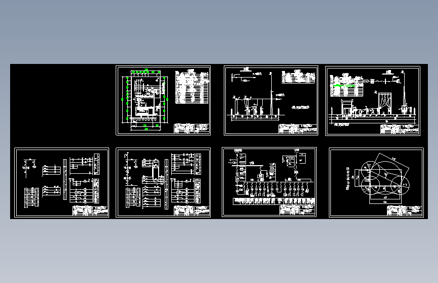 35KV降压变电站及配电系统设计【含CAD图纸8张】图纸下载_机械设备图纸_非标设备图纸 - 宏图网