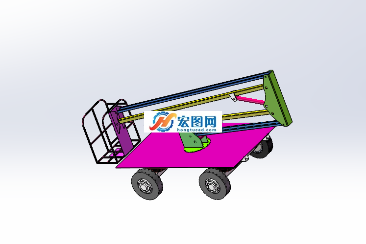 高空作业折臂车图纸下载_机械设备图纸_工程/建筑机械图纸 - 宏图网